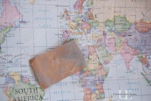 How to Give an Antique Finish to a NEW Map