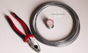 Anthro Knock-Off: Wire Script Sculpture