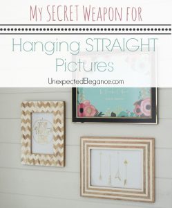 My SECRET Weapon | How to Hang a STRAIGHT Picture