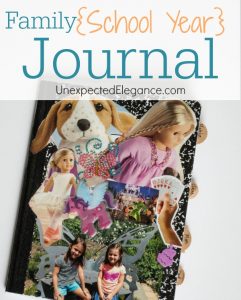 Family School Year Journal