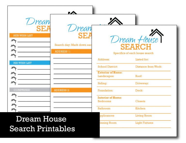 House Search Printable