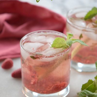 Raspberry Mojito Mocktail
