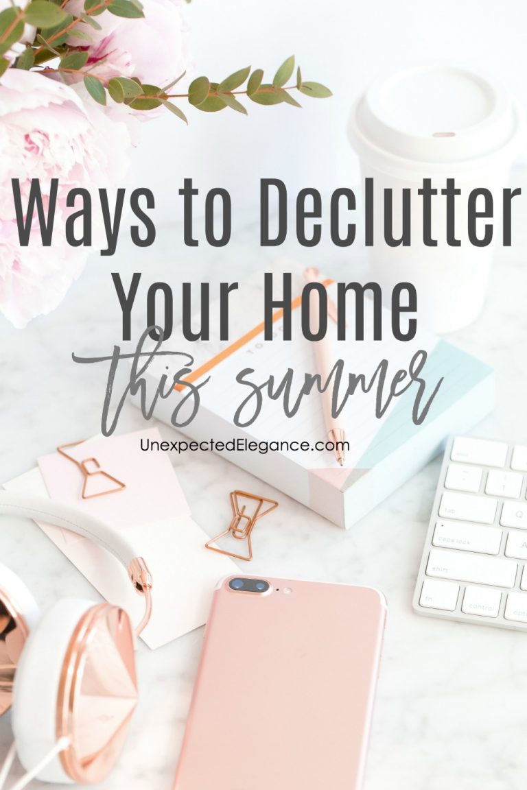 Ways to Declutter Your Home This Summer
