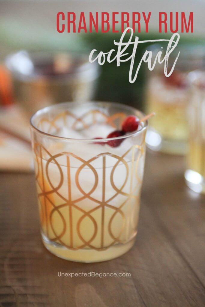 Cranberry Rum Cocktail